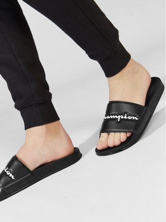 Champion Pantoletten Slide Varsity S21993-CHA-KK002 Schwarz