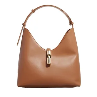 Furla Hobo Bags - Furla Goccia M Hobo - Gr. unisize - in Cognacbraun - f&uuml;r Damen