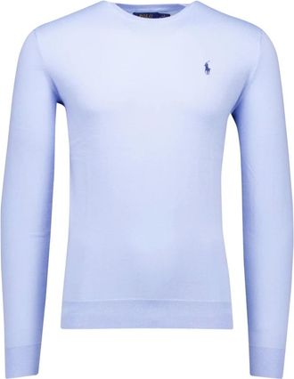 Polo Ralph Lauren Homme, Pulls, Bleu, Taille: 2XL Pull Bleu Clair