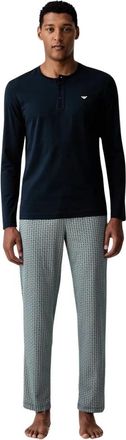 Emporio Armani Herren, Nachtw&auml;sche & Lounge, Blau, SGr&ouml;&szlig;e