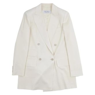 Max Mara Femme, Vestes, Blanc, Taille: 40 FR Elegia Blazer