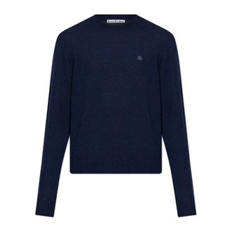Acne Studios Rundhals-Pullover - - Knitwear - Herren - Blau - XL/2XL
