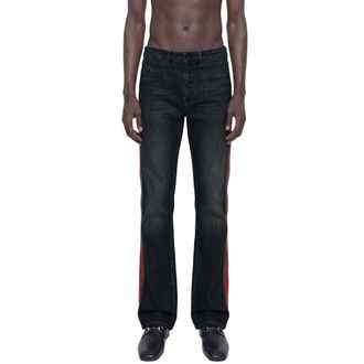 Gucci Flared 5 Pocket Jeans with Web