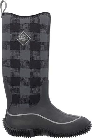 The Original Muck Boot Company Hale, Botte de Pluie Femme - Plaid noir et gris. - 20 EU