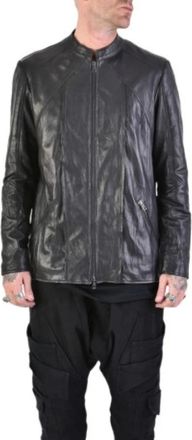 La Haine Inside Us Homme, Vestes, Noir, Taille: XL Veste de motard en cuir souple