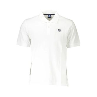 North Sails Wei&szlig;e Baumwoll-Poloshirt - - Tops - Herren - Wei&szlig; - 2XL