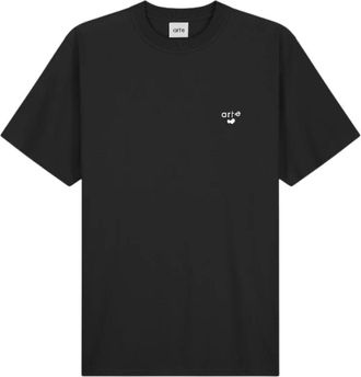 Arte Homme, Tops, Noir, Taille: XL T-shirt Coeur Logo