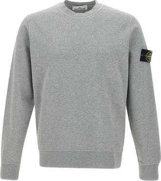 Stone Island Homme, Sweatshirts et sweats &agrave; capuche, Gris, Taille: 2XL Pull ras du cou