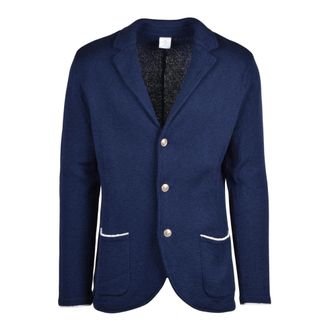 Eleventy Strickblazer - - Jackets - Herren - Blau - M
