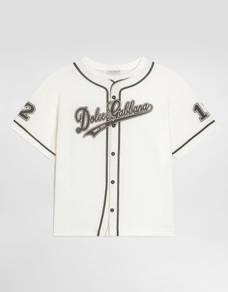 Dolce & Gabbana T-shirt Aus Jersey Mit Logo - Mann Collection Mehrfarbig 10 Years