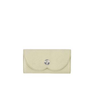 Burberry Leder-Faltbrieftasche mit Spangenverschluss - - Accessories - Damen - Beige - ONE SIZE