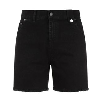 EGONlab. Schwarze Stonewashed Jeansshorts - - Shorts - Herren - Schwarzk - S