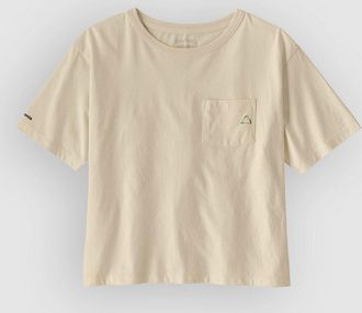 Patagonia Fitz Roy Massif Easy Cut Pocket T-Shirt undyed natural