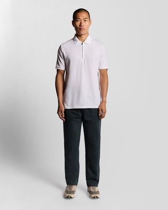 Lyle & Scott Baumwolljogginghose mit geradem Bein - Marineblau