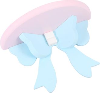 BESPORTBLE SHINEOFI Wandregal Holz mit Schleifen Design 13X10X13cm f&uuml;r Schlafzimmer Wohnzimmer und B&uuml;ro Kleines Wandmontiertes Aufbewahrungsregal zur Dekoration 