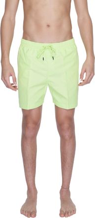 Calvin Klein Herren Badeshorts Medium Drawstring Mittellang, Gr&uuml;n (Sharp Green), M