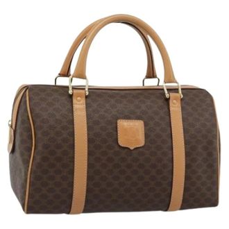 Celine Pre-owned Vintage Boston Bag - Femme - Pre-owned - Brun - Taille: ONE Size