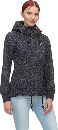 Ragwear Dankka Bloom Streetwear Veste pour femme 100 % v&eacute;g&eacute;talien, Bleu marine 2311_2028, S