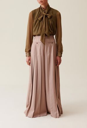 Claudie Pierlot Blouse lavalli&egrave;re carreaux fluide