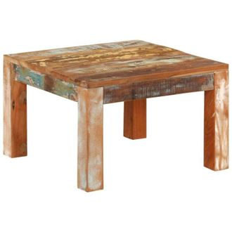 vidaXL Table basse 55x55x35 cm Bois de r&eacute;cup&eacute;ration massif Vidaxl