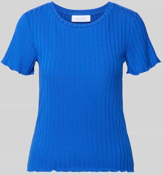 Rich & Royal Slim Fit T-Shirt aus Viskose-Mix mit Strukturmuster