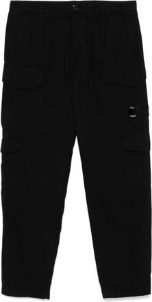 C.P. Company Cargohose mit Linsen-Detail - Schwarz