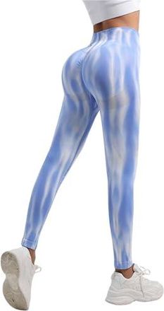 Generic Legging de sport 2026 pour femme - Taille haute - &Eacute;lastique - Pour le yoga, le sport, le levage des fesses - Pantalon dentra&icirc;nement et de cyclisme, bl