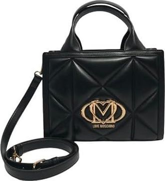 Moschino Sac femme &agrave; main/bandouli&egrave;re Love noir BS26MO10 JC4081PP1OLC0000 Taille du sac: Moyenne