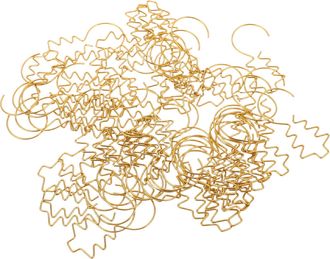 Garneck 100st&uuml;cke Metallhaken F&uuml;r Baumschmuck Asthaken in Form Von Weihnachtsb&auml;umen Girlandenhaken Aus Goldfarbenem Metall Drahthaken Zum Aufh&auml;ngen Von Weihna
