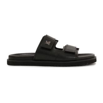 Kazar Schwarze Flip-Flops mit Klettverschl&uuml;ssen - - Shoes - Herren - Schwarzk - 42 EU