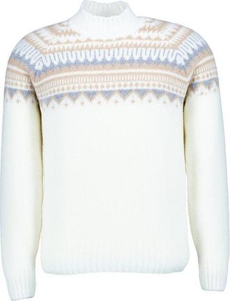 Gran Sasso Herren Pullover weiß Norweger