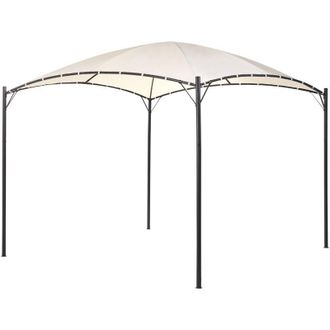 Beliani Beliani - Tonnelle de jardin avec Structure en Acier 305 x 305 cm et Toile Beige Vomero