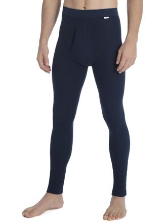 CALIDA Cotton 1:1 Leggings Herren, Lange Unterhose, Feinripp, mit Eingriff und Softbund