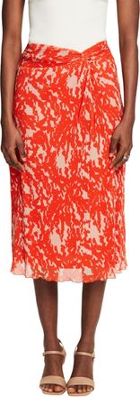 Esprit Damen 034EE1D301 Rock, 883/BRIGHT ORANGE 4, 36