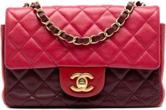 Chanel Sac Mini Classic Flap Pre-owned - Femme - Pre-owned - Rouge - Taille: ONE Size