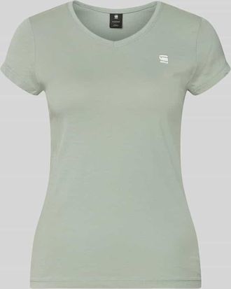 G-Star T-Shirt mit Label-Stitching
