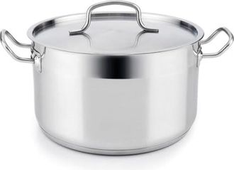 Quid Cook INOX Basika Kochtopf, Edelstahl 24 x 19 cm