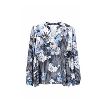 2-Biz Damen, Blusen & Hemden, Blau, XLGr&ouml;&szlig;e