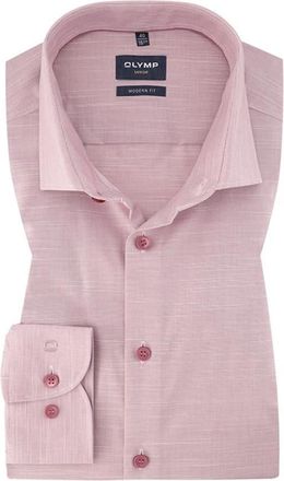 Olymp Langarmhemd mit Kent-Kragen - - Shirts - Herren - Lila - 3XL