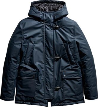 Fay Homme, Vestes, Bleu, Taille: M Parka Rembourr&eacute;e &agrave; 3 Crochets