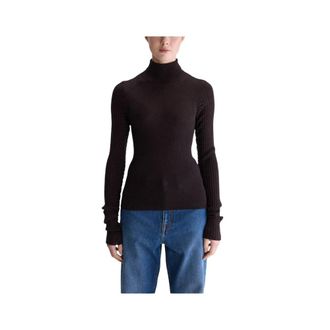 Bellerose Femme, Pulls, Noir, Taille: 38 FR Awald Slim Sweater
