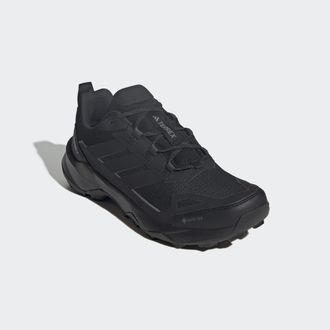 ADIDAS TERREX Wanderschuh ADIDAS TERREX TERREX SKYCHASER AX5 GORE-TEX, Herren, Gr. 42,5, schwarz (core schwarz, core schwarz, carbon), Synthetik, Textil, Schuhe Wan