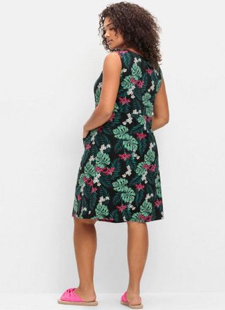 Sheego Strandkleid Sommerkleid &Auml;rmellos