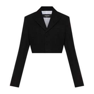 Dsquared2 Kurzer Blazer - - Jackets - Damen - Schwarzk - 2XS