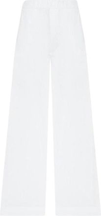 Gauch&egrave;re Femme, Pantalons, Blanc, Taille: 40 FR Wide Leg Trackpants