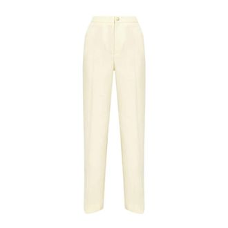 Moncler Twill-Hosen - - Trousers - Damen - Beige - S