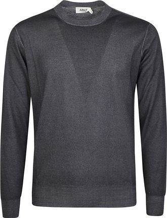 Altea Homme, Pulls, Noir, Taille: L Pull en Tricot Décontracté