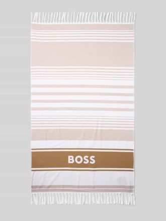 HUGO BOSS Strandhandtuch aus reiner Baumwolle Modell BEACH