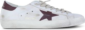 Golden Goose Low-Top Sneaker - Distressed White Leather Sneakers - Gr. 41 (EU) - in Wei&szlig; - f&uuml;r Damen