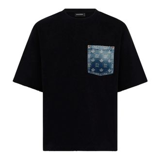 Dsquared2 Homme, Tops, Noir, Taille: M T-shirt ample